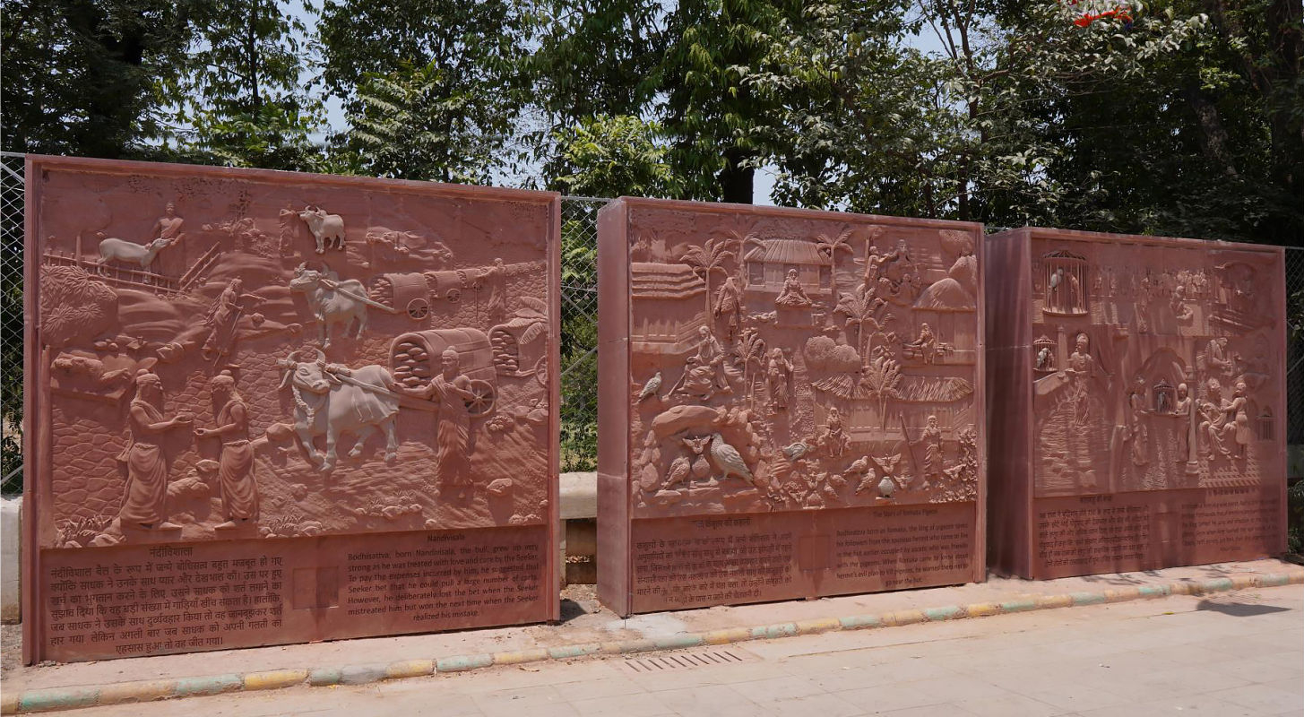 Interpretation Wall | Odyssey | Stone as an Architectural & Design Element